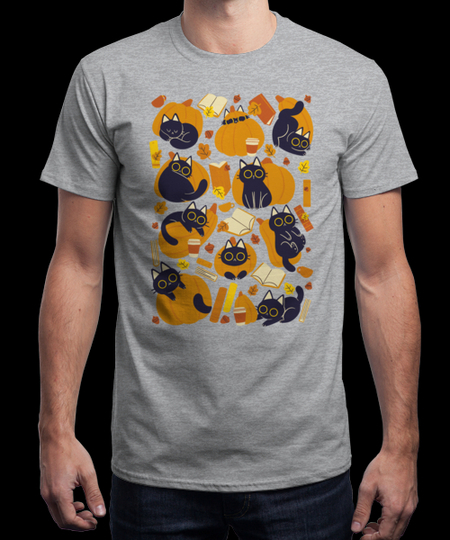 [14/10/2020] Shirt Discussion - Cats, Pumpkins and Books : r/Qwertee