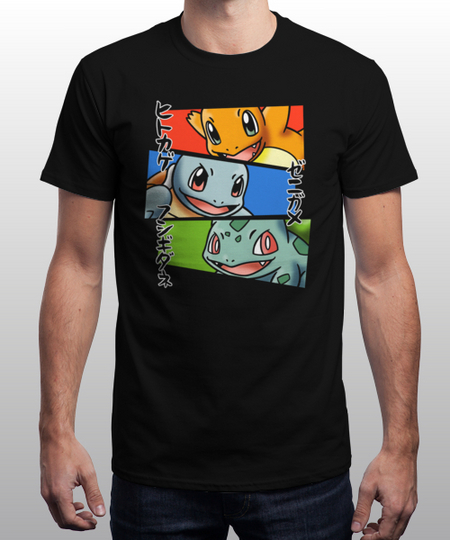[13/06/2021] Shirt Discussion - Kanto Starters : r/Qwertee