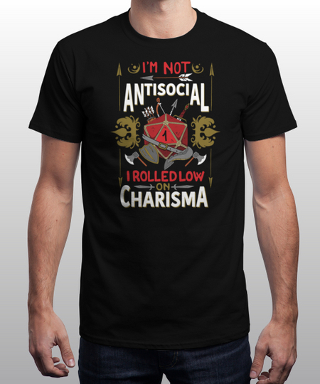 [10/08/2023] Shirt Discussion - Rolled Low on Charisma : r/Qwertee